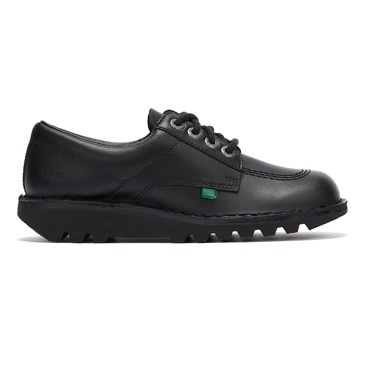 Kickers Mens Kick Lo Black Leather Shoes – Tower-London.com