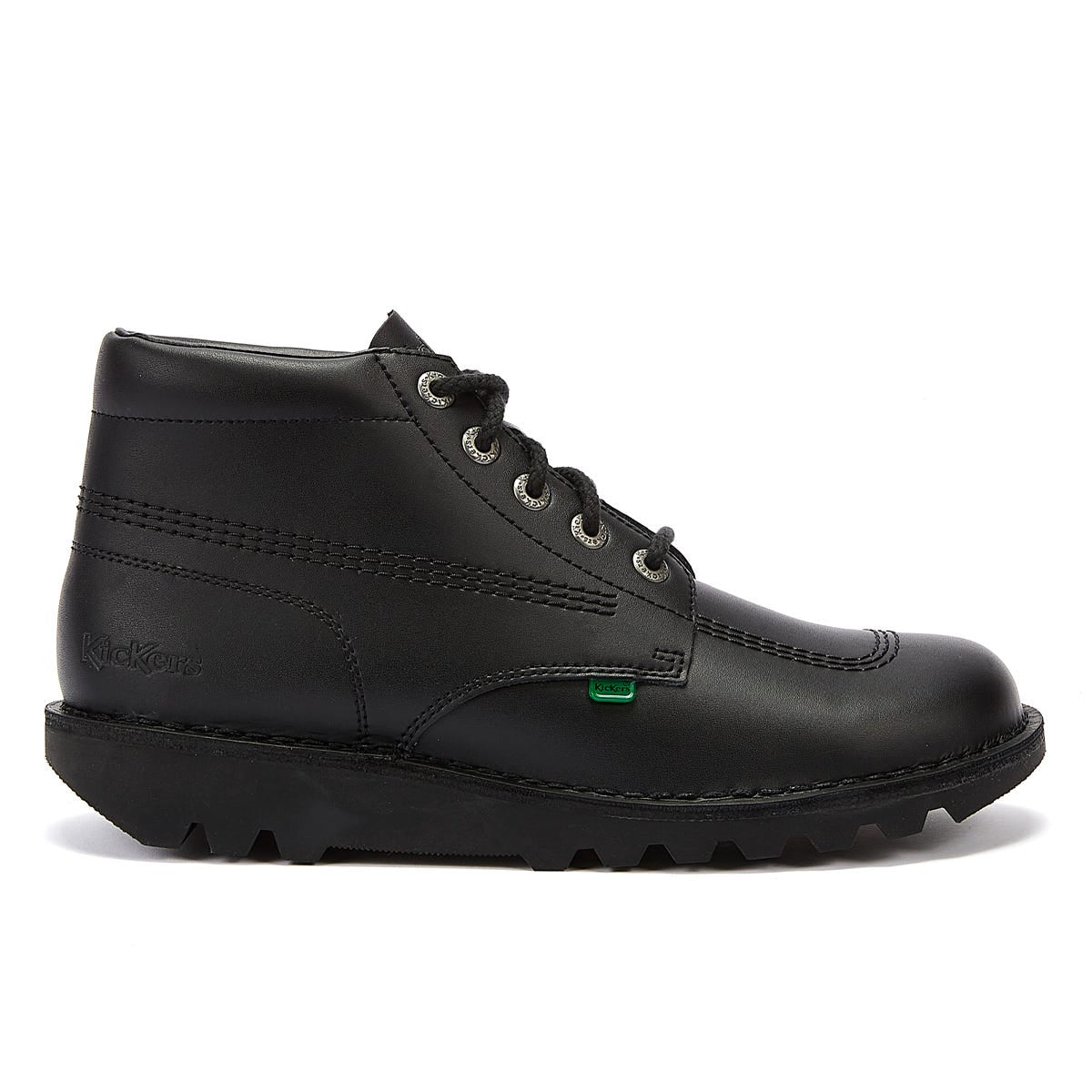 Kickers Kick Hi Mens Black Leather Ankle Boots – Tower-London.com